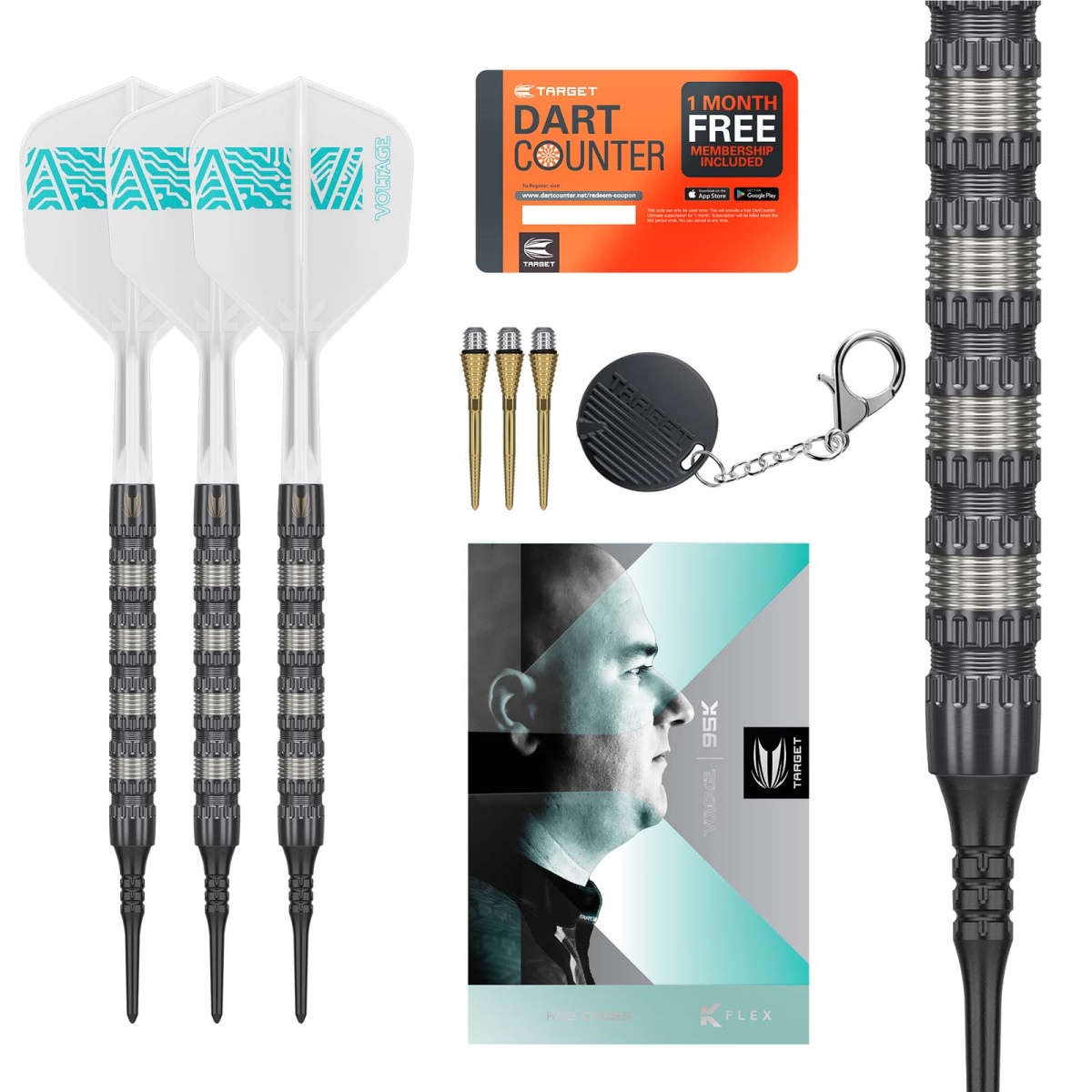 Target Softdarts ROB CROSS 95K 18g - automatenwagner.de| Der Dartshop ...