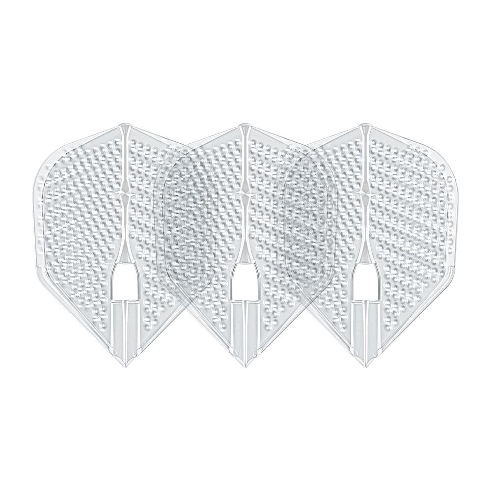 Dart | Flys | L-Style Flights Dimple L3 Shape clear ( 3 Stück ) - aut, 7,00