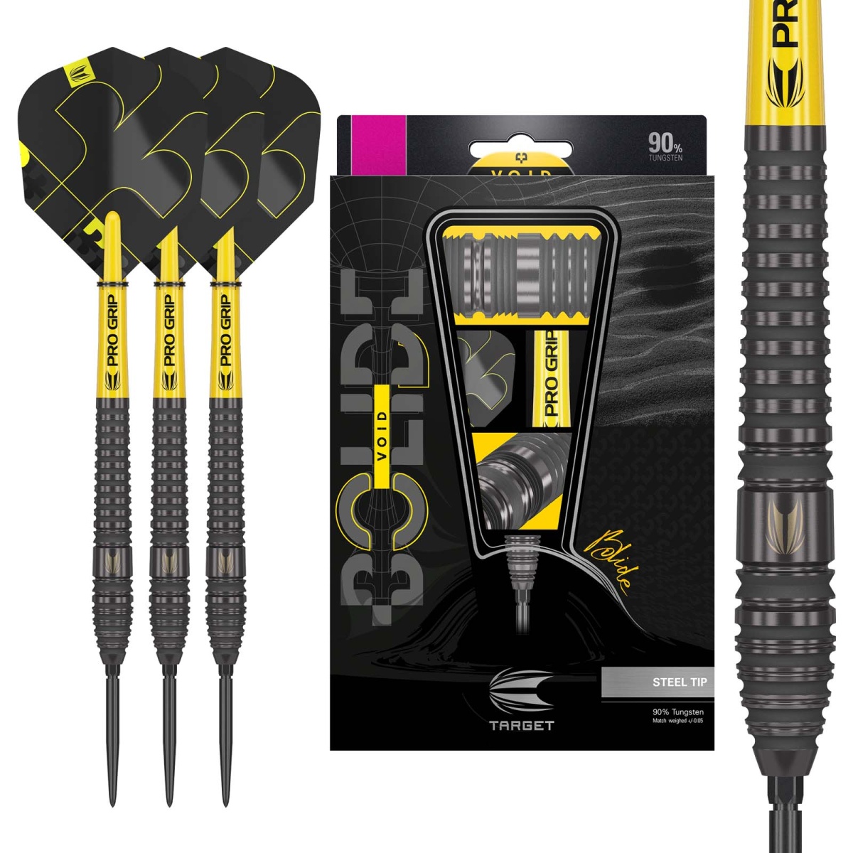 Darts | Target Steeldarts BOLIDE VOID 03 90% Swiss Point - automatenw ...